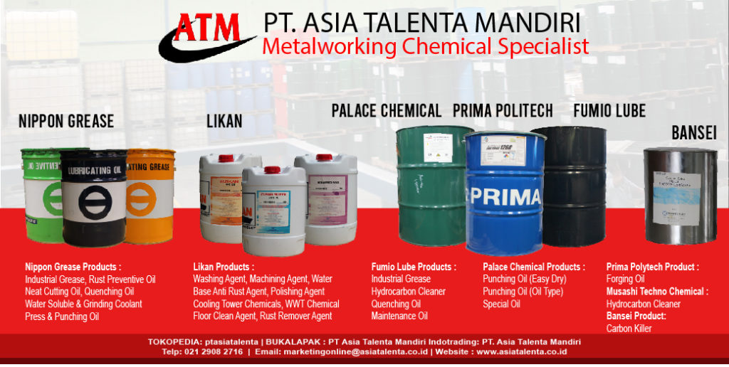 Distributor Kimia Industri Jabodetabek| Kimia Pengerjaan Logam